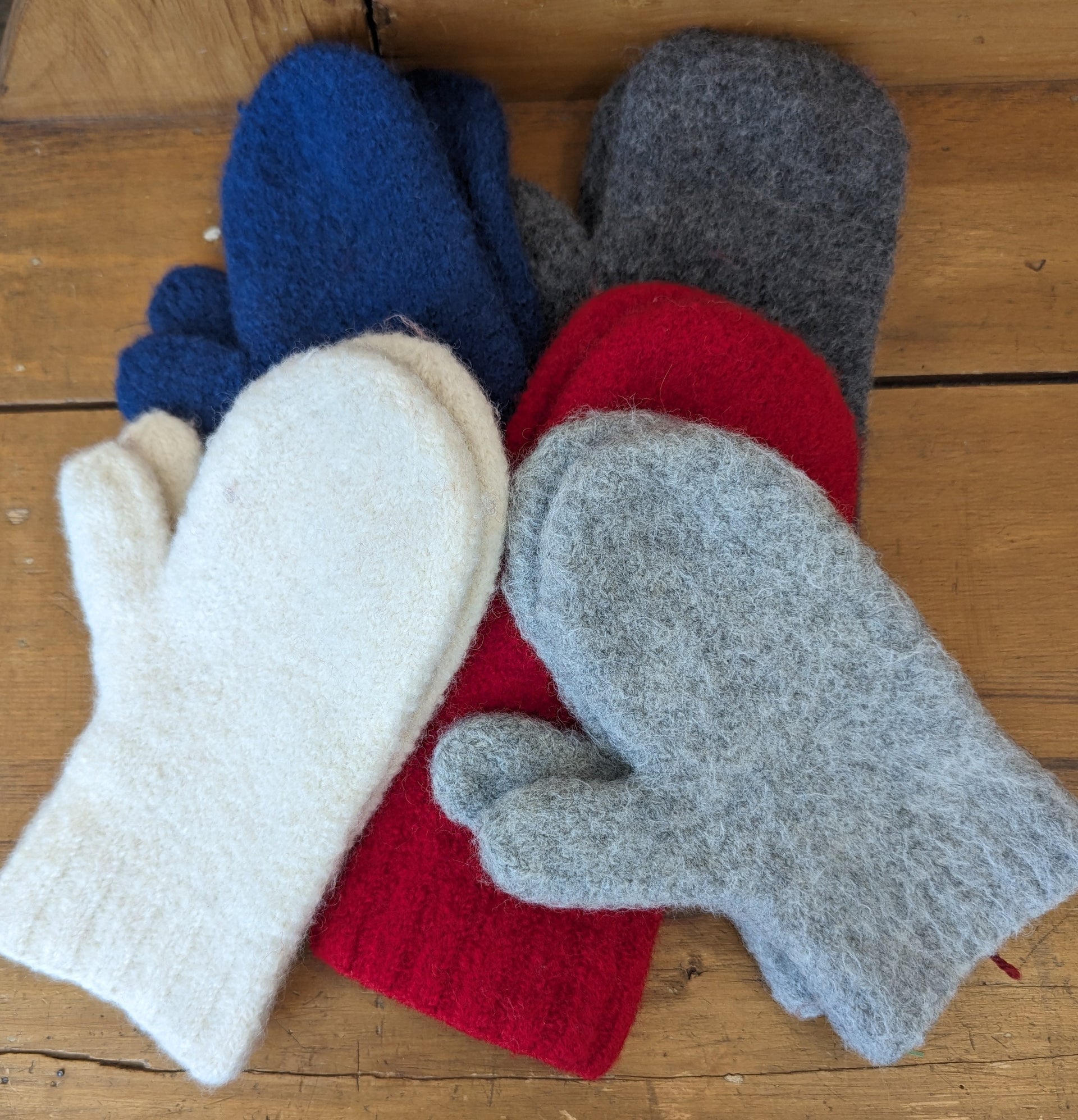 Felted Mittens Knitting Pattern